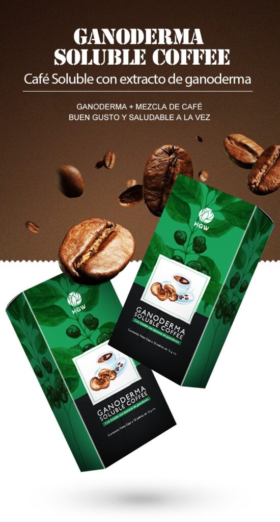 Café soluble con estrato de ganoderma Ganoderma - HGW salud y bienestar